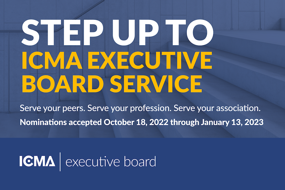 Open: Nominations for ICMA Executive Board Regional Vice Presidents | icma.org